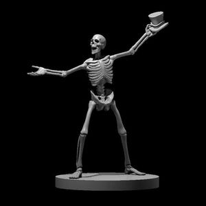 Dnd Skeleton Set of 10 Dungeons and Dragons Mini Figurine Resin 3D ...