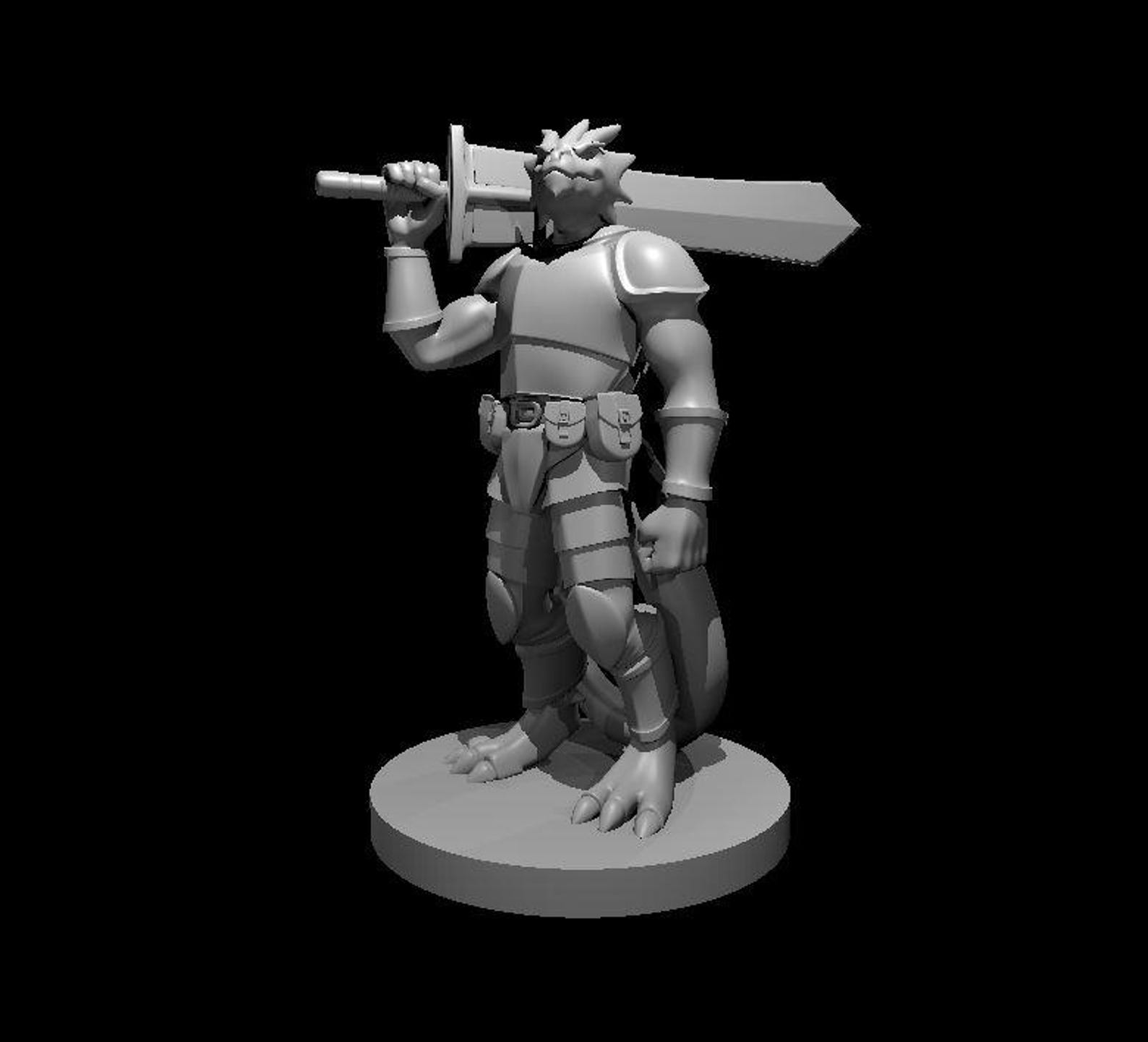 Dnd Minifig Dragonborn Set of 10 Dungeons and Dragons Mini Figurine ...
