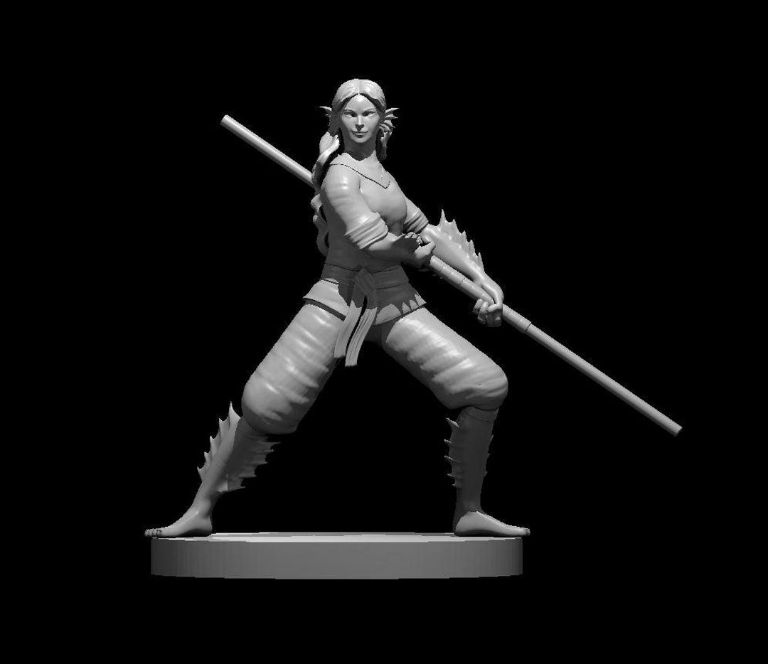 Dnd Minifig Female Playable Characters Dungeons and Dragons Mini ...