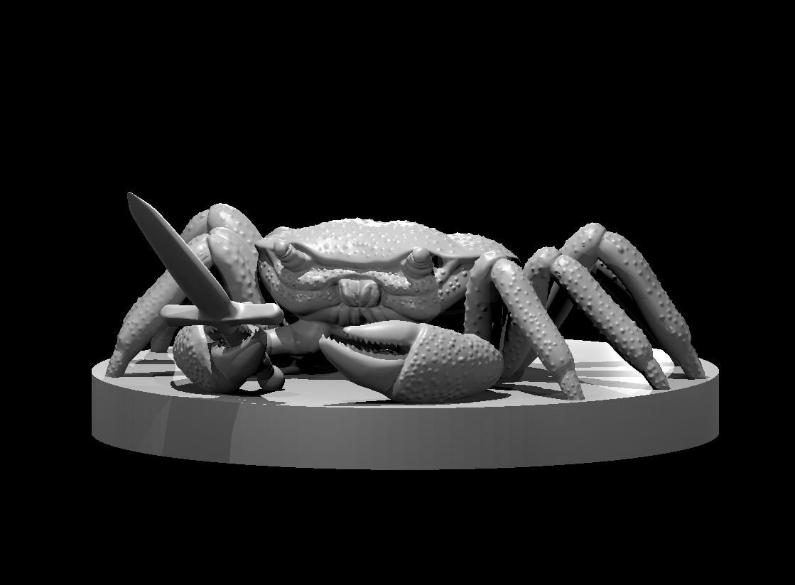 Dnd Minifig Crab Crab With a Knife Dungeons and Dragons Mini Figurine ...