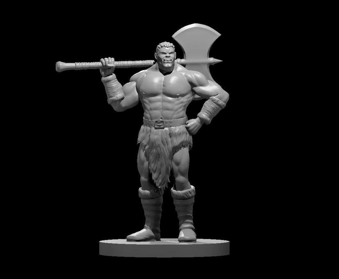 Dnd Orcs Set of 10 Dungeons and Dragons Mini Figurine Resin 3D Printed ...