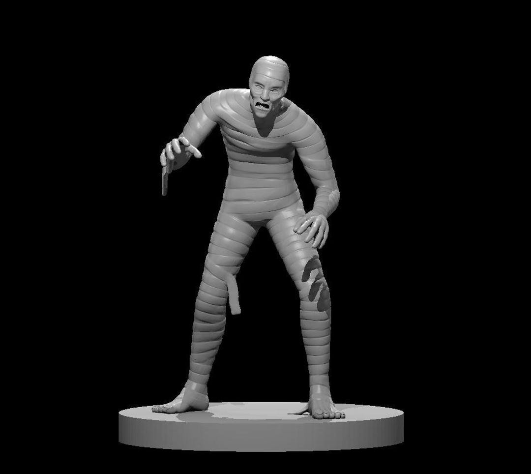 Resin Mummy Miniatures: Dnd Mini Figurine Set of 5 - Etsy