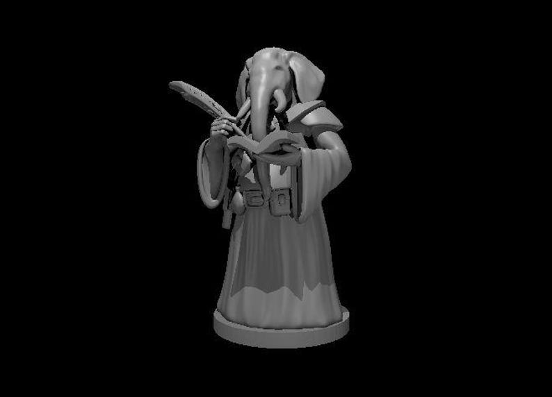 Resin Loxodon Miniatures Set: Dnd Mini Fig, Dungeons and Dragons - Etsy