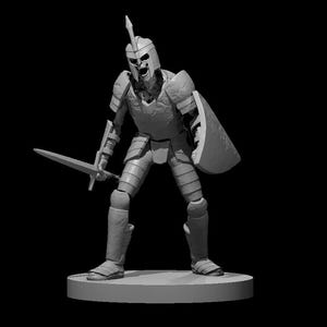 Dnd Skeleton Set of 10 Dungeons and Dragons Mini Figurine Resin 3D ...