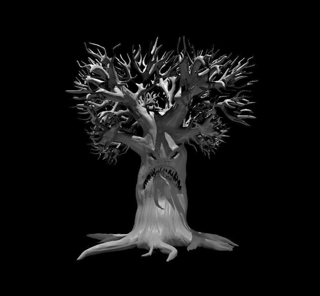 Dnd Minifig Tree Blight Dungeons and Dragons Mini Figurine Resin 3D ...