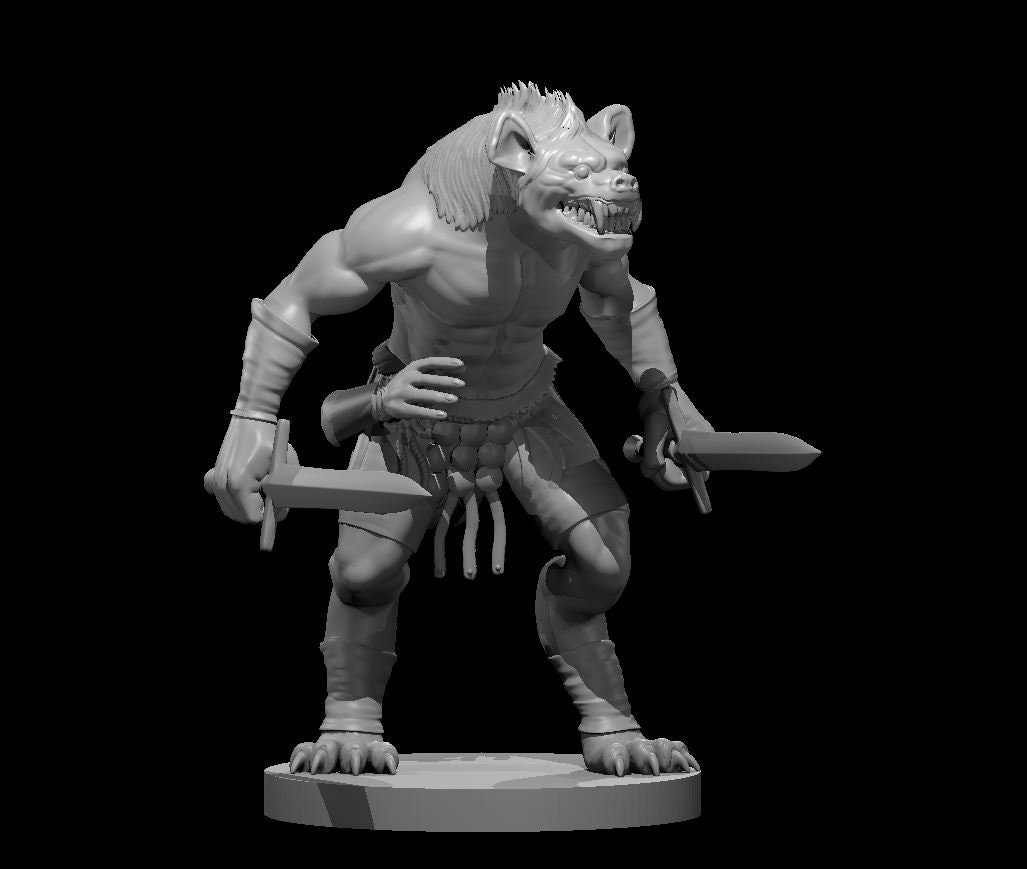 Dnd Minifig Gnolls and Flind Variety Dungeons and Dragons Mini Figurine ...