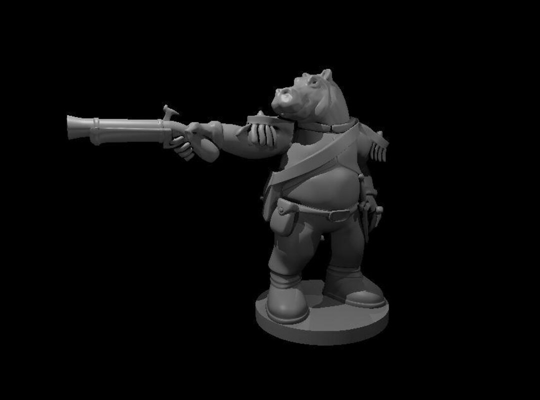 Dnd Mini Figurine Giff: 3D Printed Resin Dungeons and Dragons ...