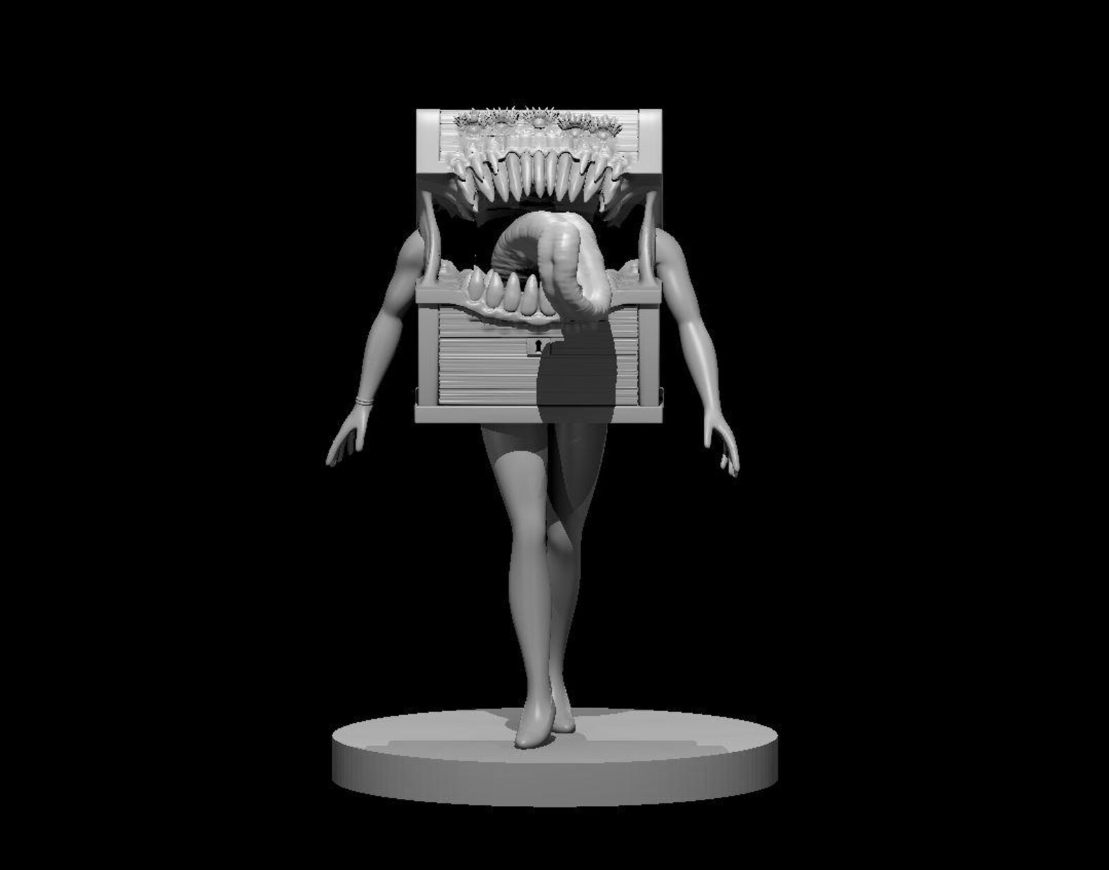 Dnd Minifig Mimic Set of 10 Dungeons and Dragons Mini Figurine Resin 3D ...