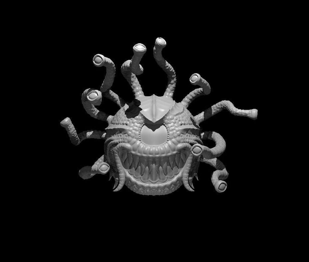 Dnd Mini Figurine Eye of Flame Beholder: 3D Printed Resin Dungeons and ...