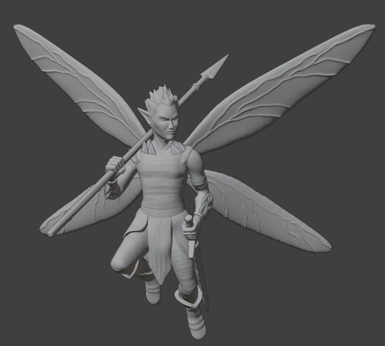 Dnd Minifig Sprite Dungeons and Dragons Mini Figurine Resin 3D Printed ...