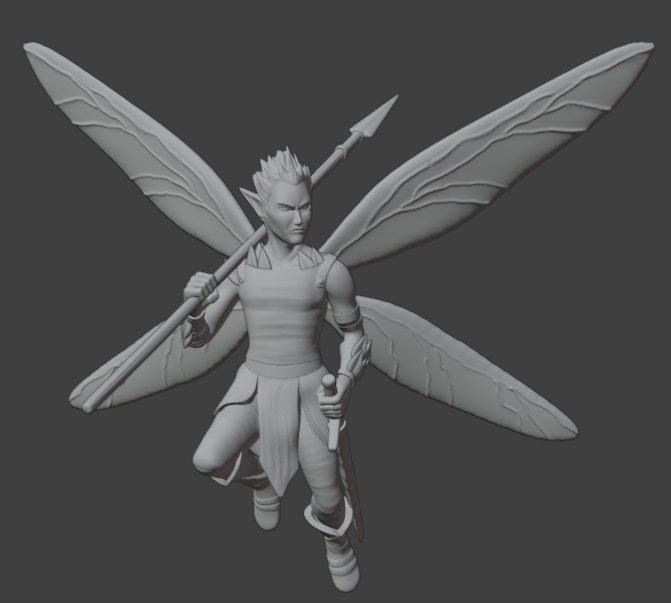 Dnd Minifig Sprite Dungeons and Dragons Mini Figurine Resin 3D Printed ...