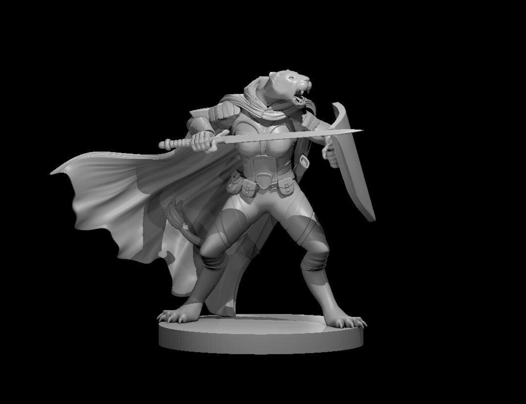 Dnd Minifig Characters With Swords for Dungeons and Dragons Mini ...