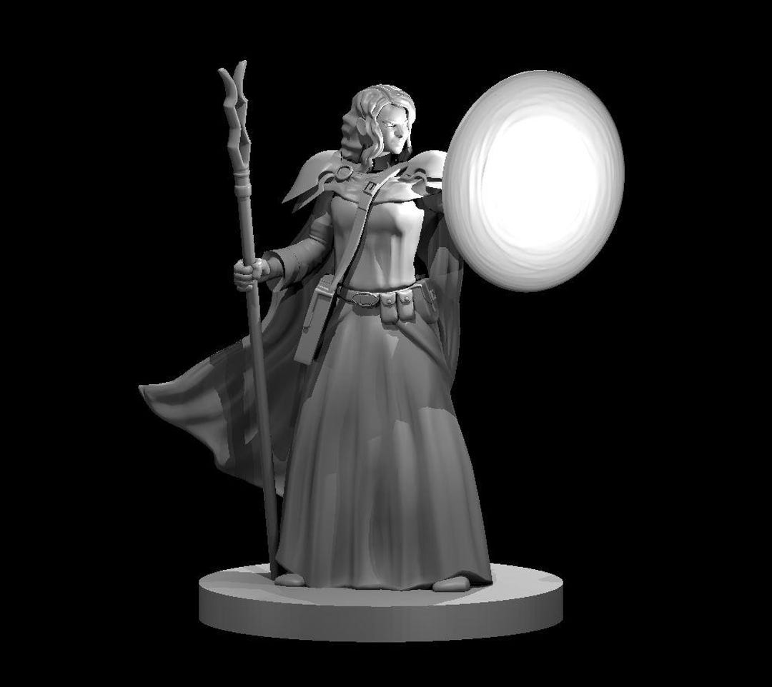 Dnd Minifig Female Playable Characters Dungeons and Dragons Mini ...