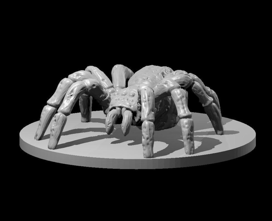 Dnd Spider Miniature Set of 10 | Resin 3D Printed Tabletop RPG ...