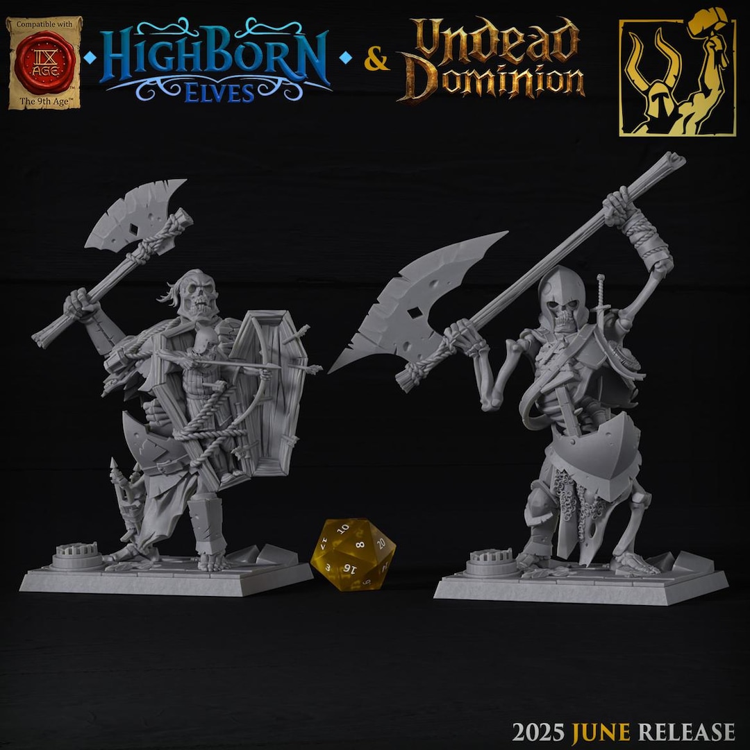 Resin Grave Guard Miniatures: Dnd Undead Dominion, 8k Print - Etsy