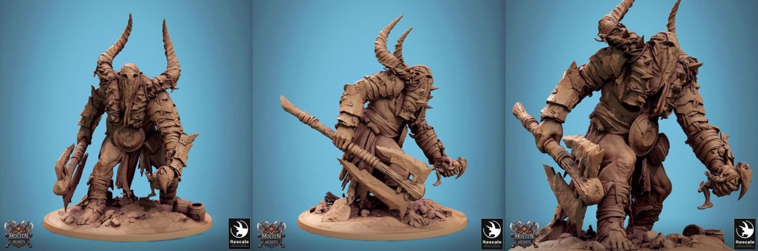 Dnd Minifig Giant Storm Breaker Mini Figurine Resin 3D Printed - Etsy