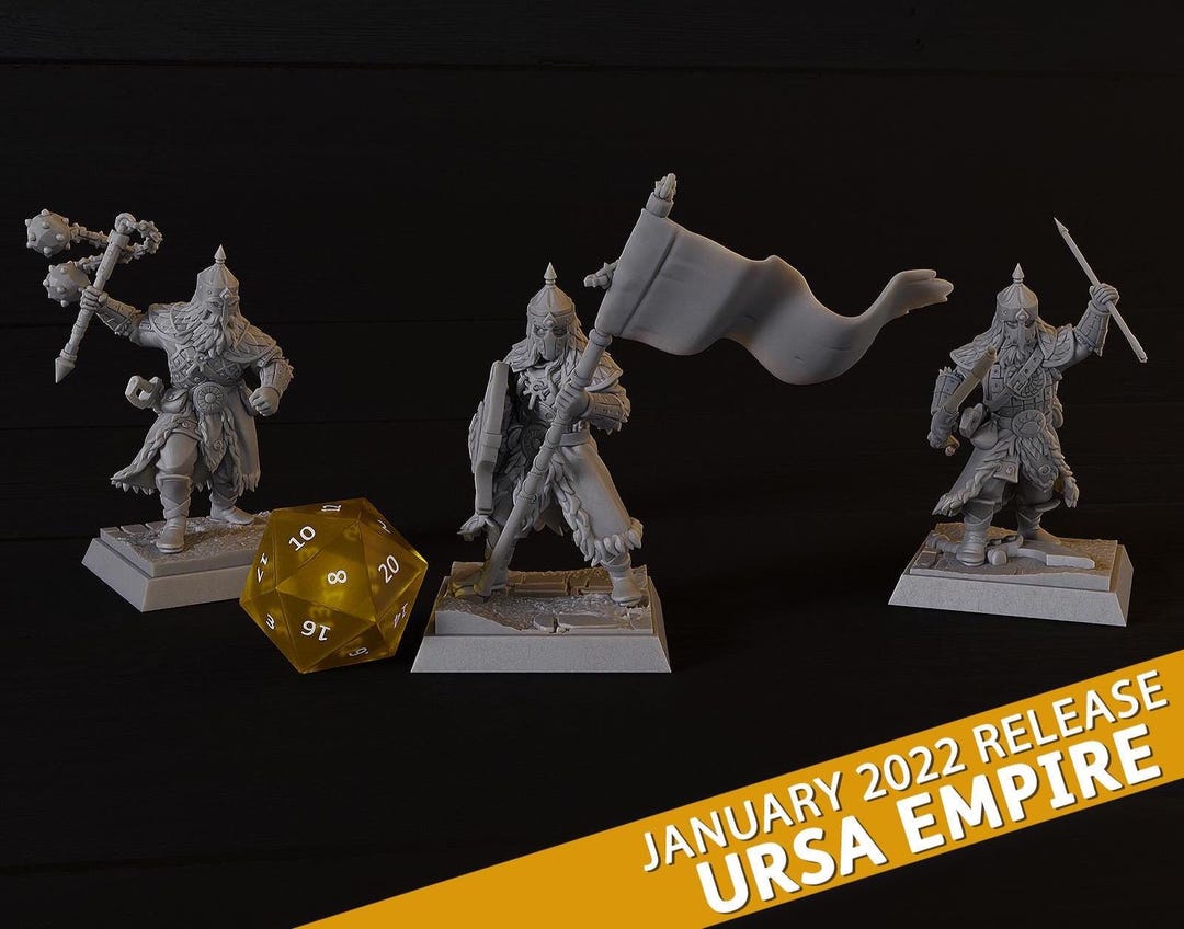 Dnd Mini Figurine Imperial Hussars Group 1: 3D Printed Resin Dungeons ...