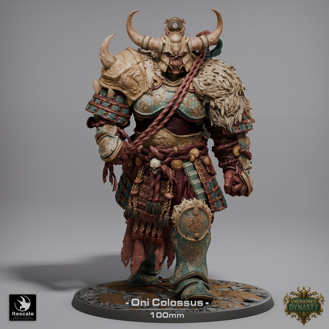 Dnd Mini Figurine Oni Colossus: 3D Printed Resin Dungeons and Dragons ...