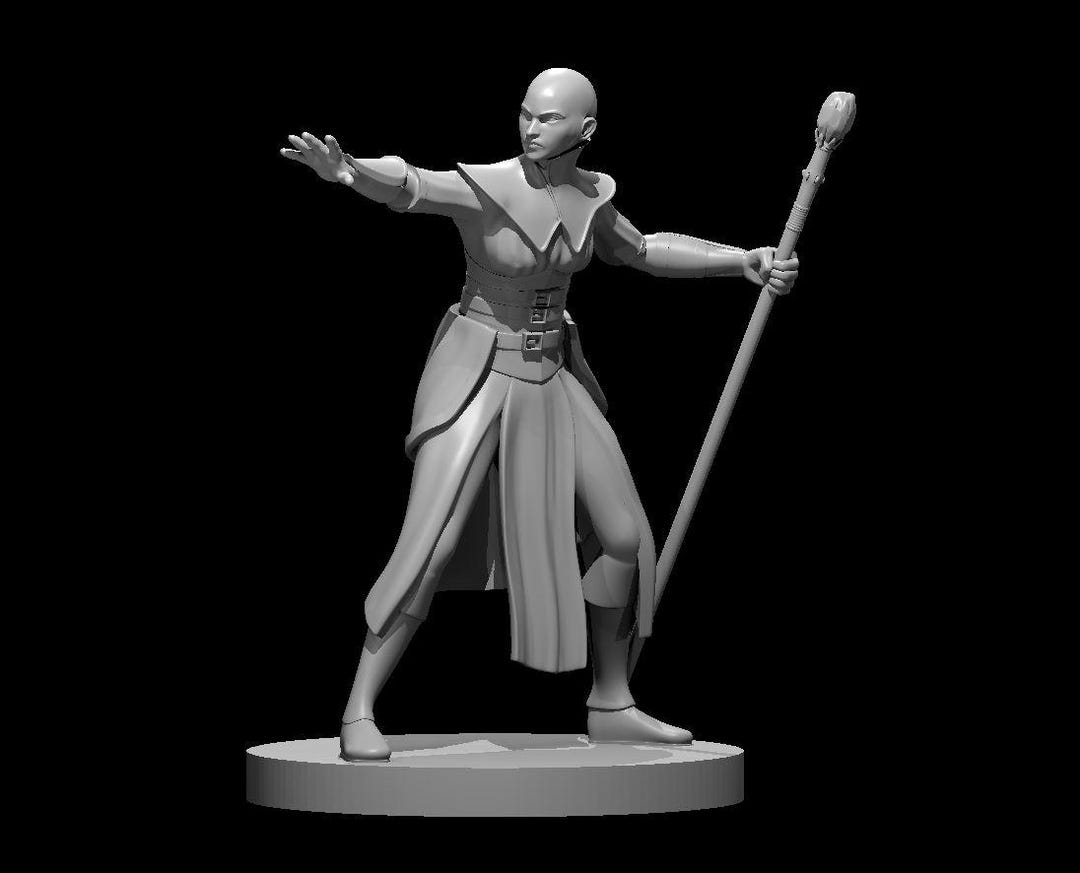 Dnd Minifig Female Playable Characters Dungeons and Dragons Mini ...