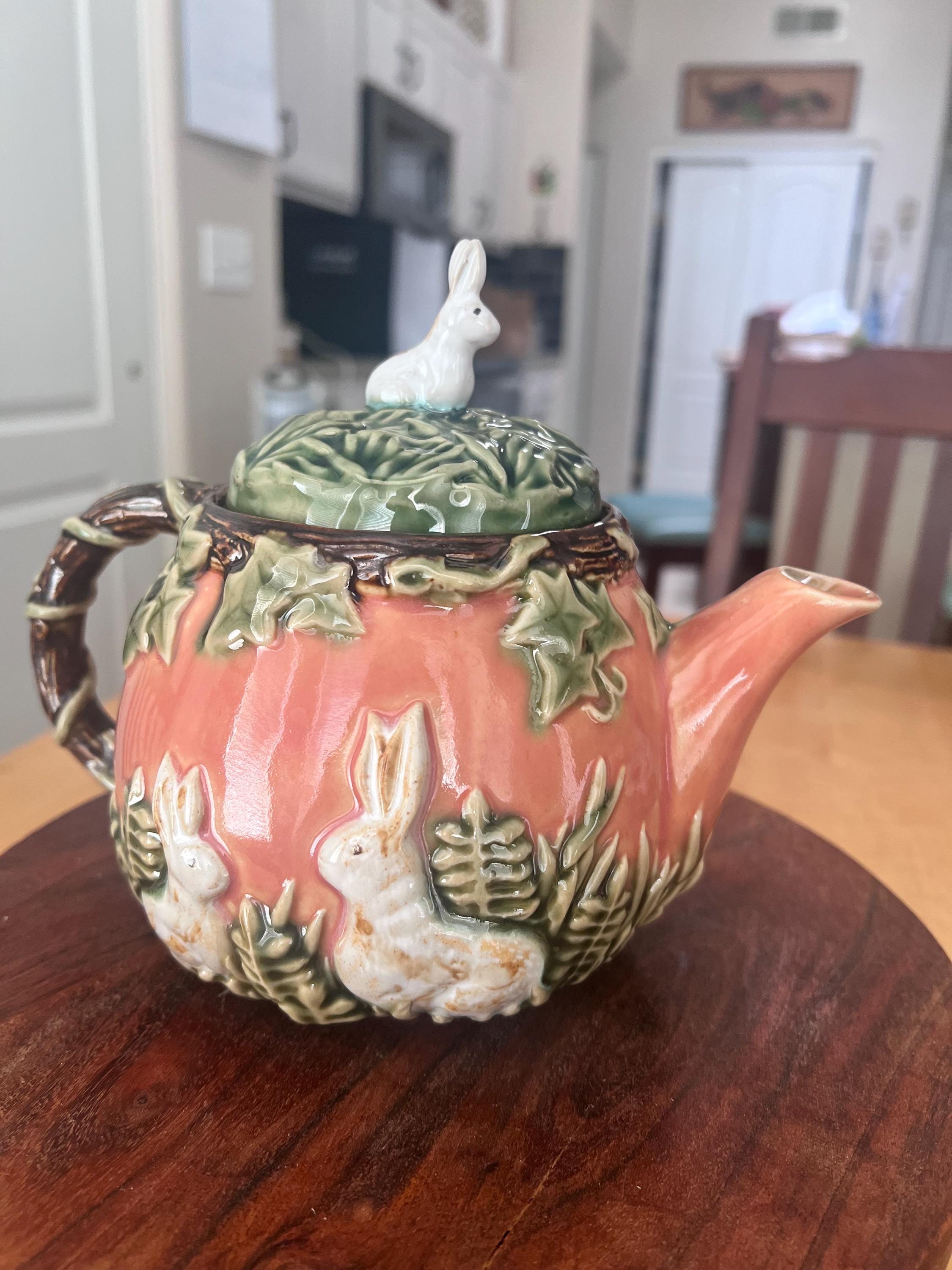 Easter/bunny Spring Ceramic Teapot - Etsy