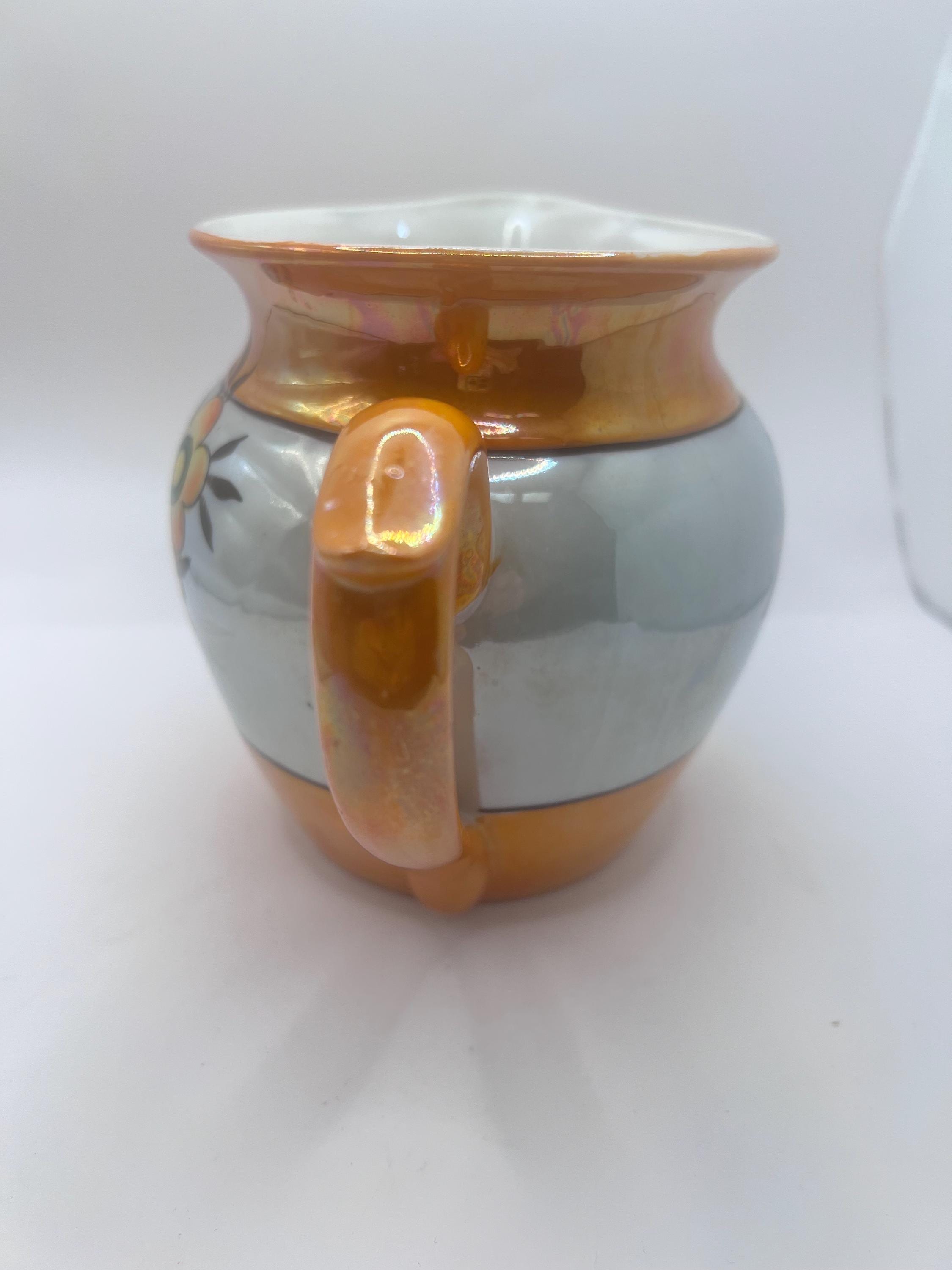 Vintage Lusterware Handpainted Pitcher Made in Japan 5 1/2” - Etsy