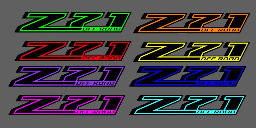 Z 71 off Road Decals - Etsy