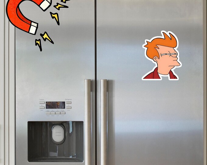 Fry Meme Magnet Funny Futurama Meme Fridge Magnet, Perfect Gift for ...