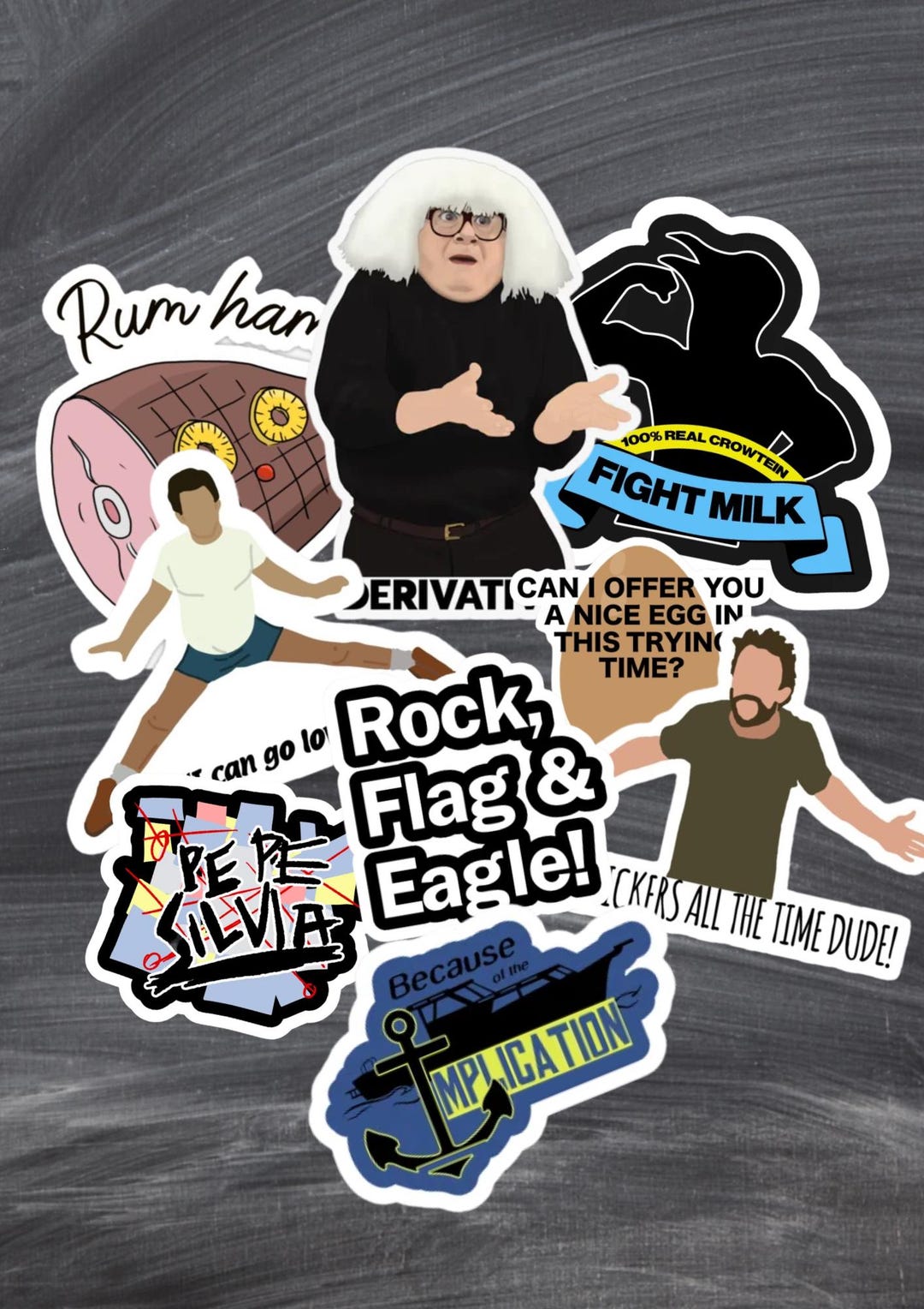 Always Sunny in Philadelphia Sticker Pack | ASIP Stickers | Always ...