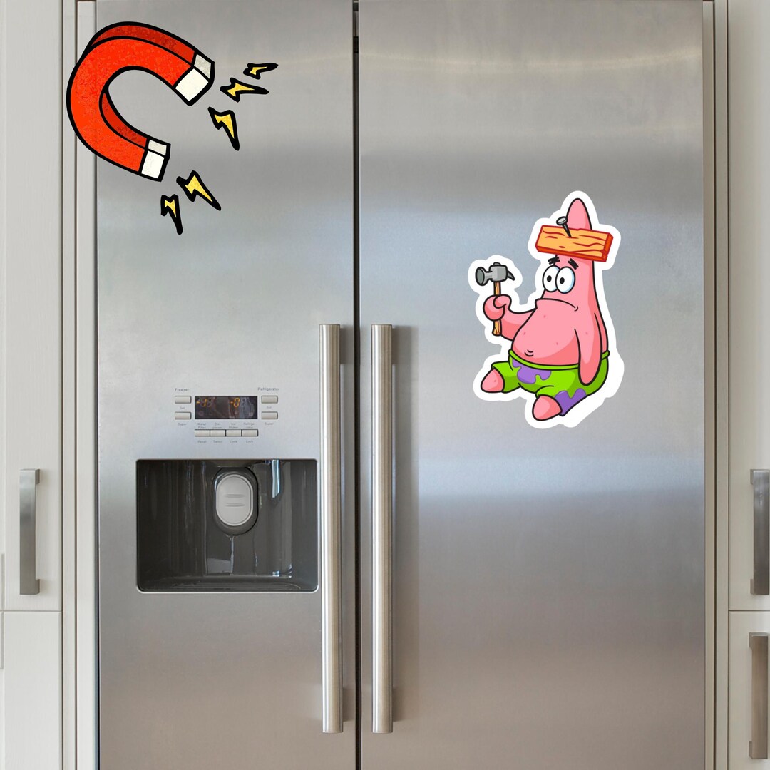 Patrick Star Meme Magnet Funny Spongebob Fridge Magnet, Perfect Gift ...