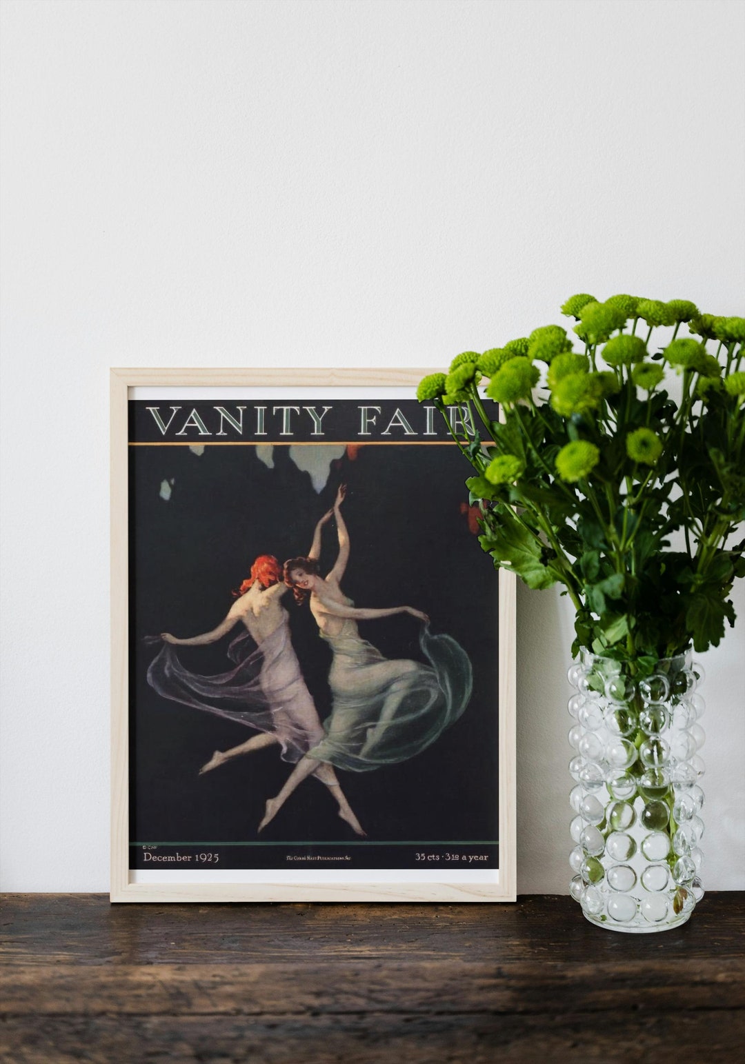Vintage 1920s Vanity Fair Poster - Sophisticated Lady - Art Deco ...