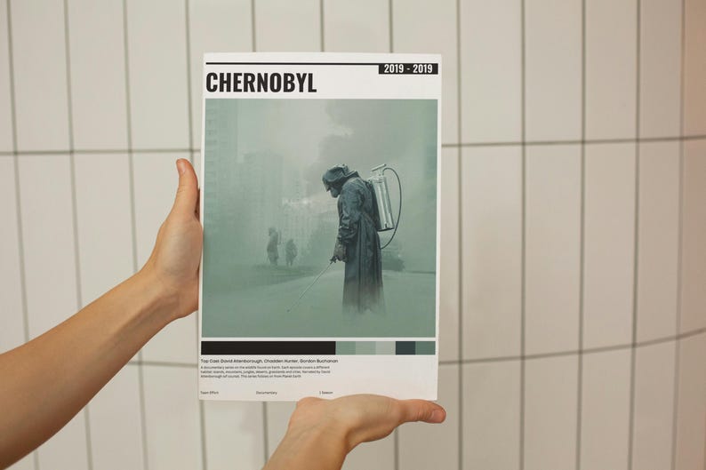 Chernobyl TV Show Poster Dark and Atmospheric Fan Art, Iconic HBO Drama ...