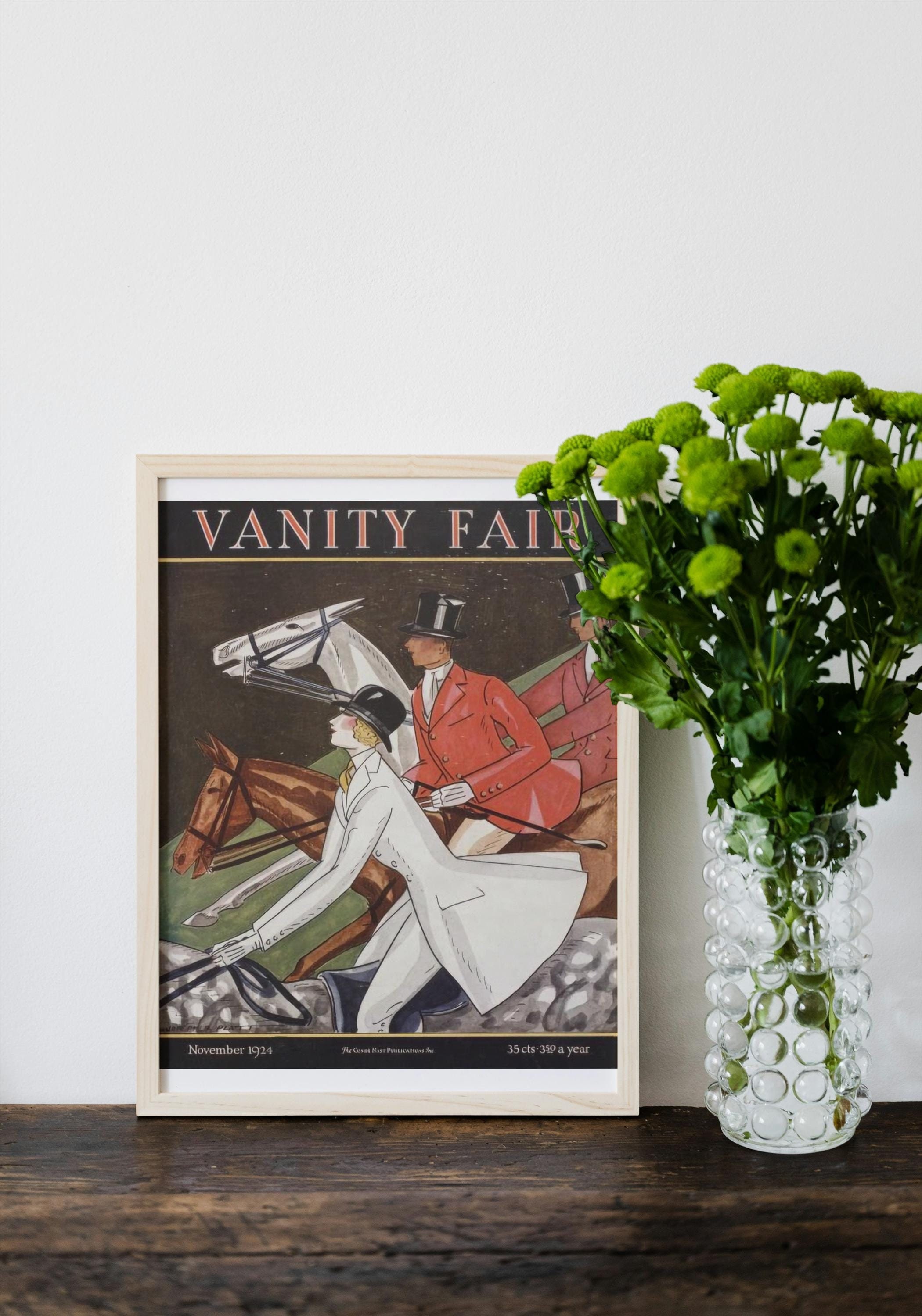 Vintage 1930s Vanity Fair Poster - Roaring Twenties Party - Art Deco ...