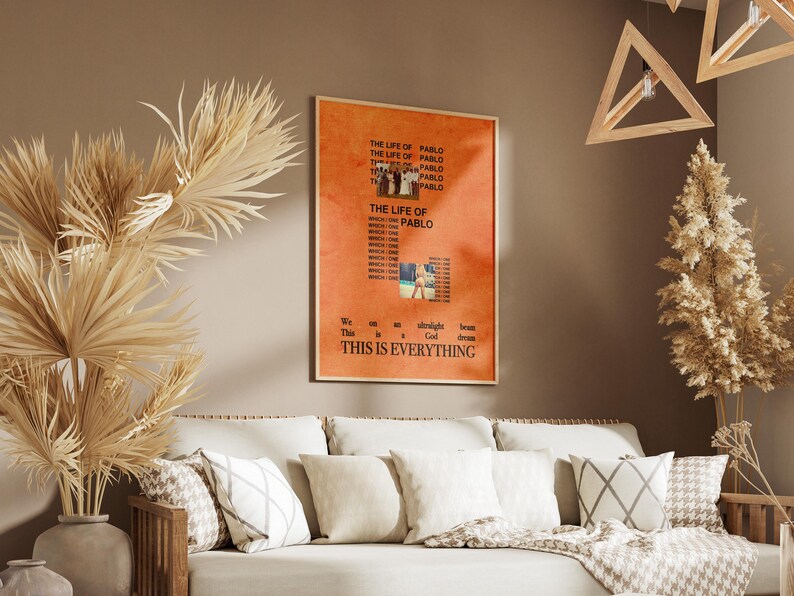 Kanye West - Life of Pablo Poster - Etsy