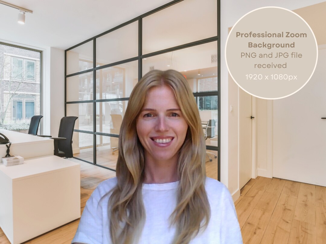 Glass Office Zoom Background Zoom Back Zoom University - Etsy UK