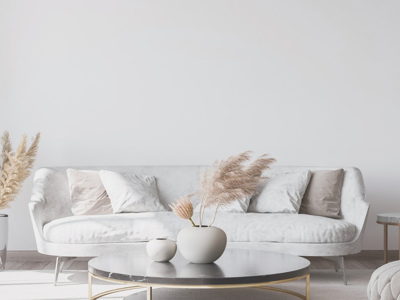 Neutral Living Room Zoom Background Zoom Back (Instant Download) - Etsy