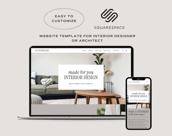 Squarespace Website Template for Wedding Planner or Photographer. DIY Affordable Fluid Engine ...
