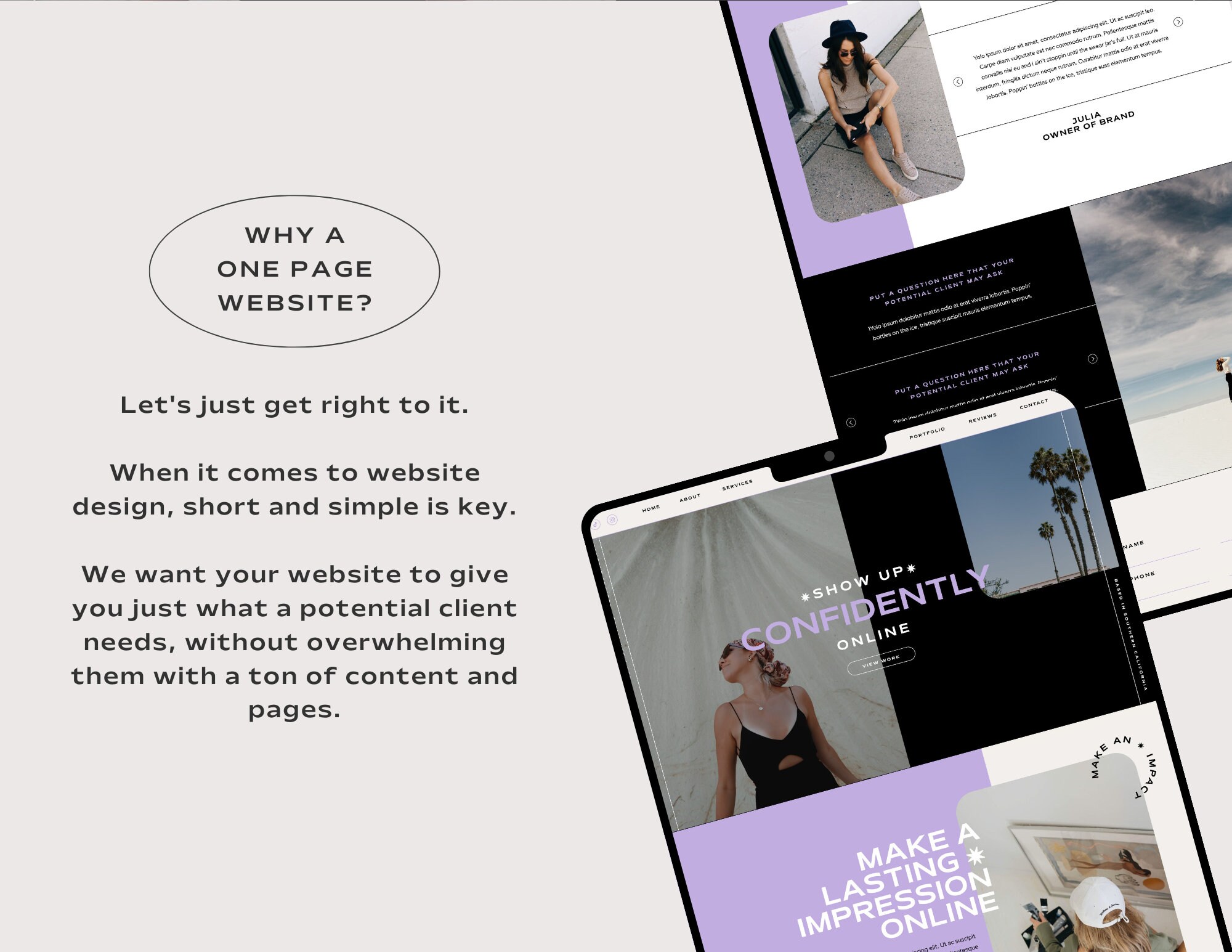 Showit Website Template for Trendy UGC Content Creator Social Media ...