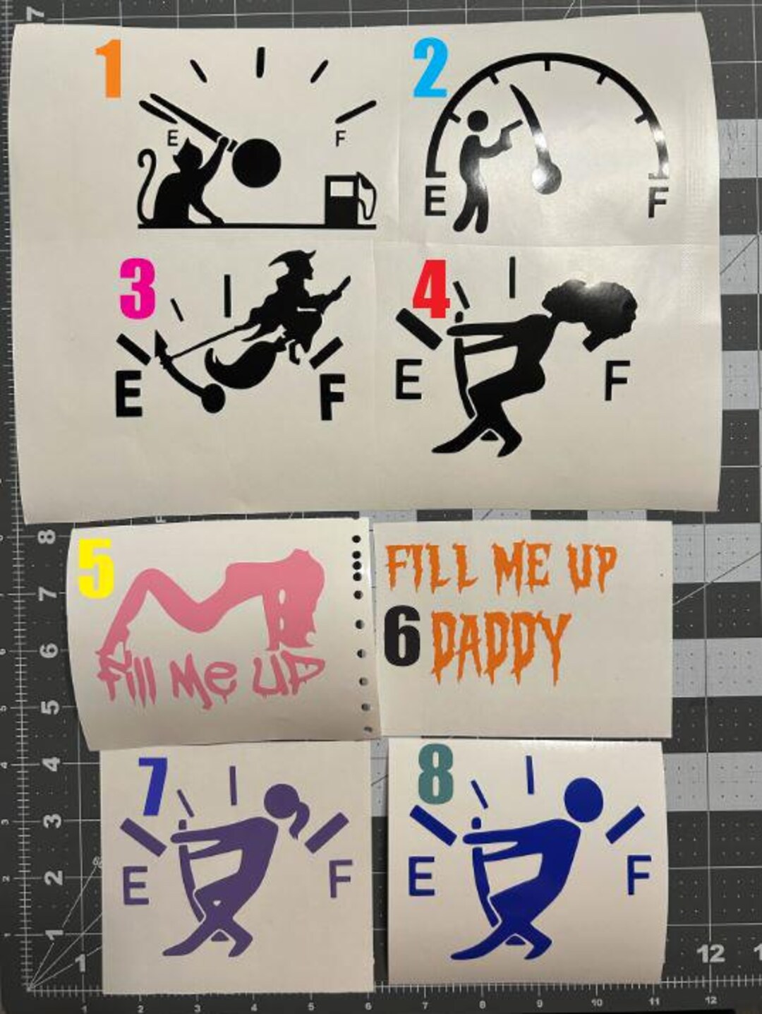 Fun Gas Tank Cover Vinyl Decal Sticker - Etsy