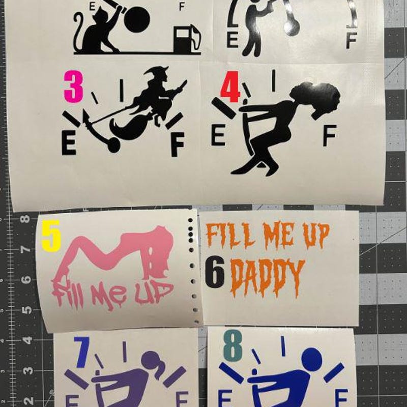 Gas Tank Decal - Etsy