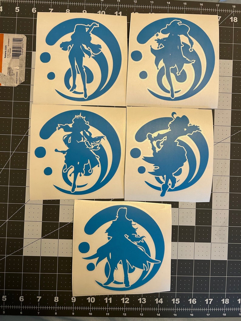 High Quality Genshin Impact Decal Sticker - Etsy