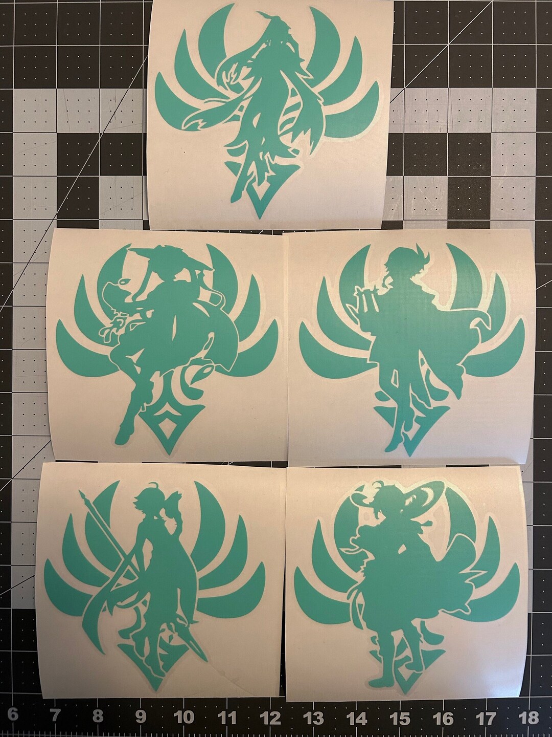 High Quality Genshin Impact Decals Stickers - Etsy