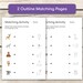 Forest Animals Matching Activity 5 Different Types Worksheet • 10 Pages ...