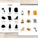 Camping Shadow Matching Game: Preschool Activity (PDF Printables) - Etsy