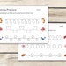 Preschool Line Tracing Practice, Ocean Animals Pre-writing Activities ...