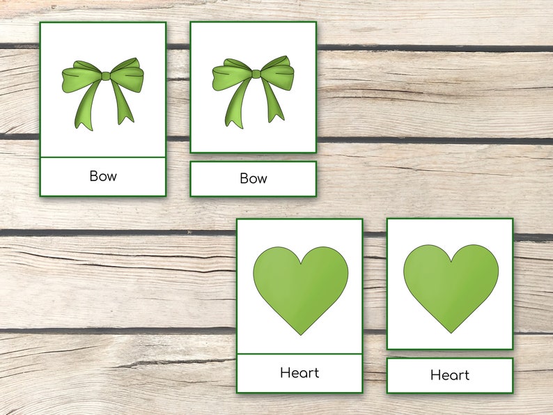 St. Patrick's Day 3-part Montessori Cards: Spring Vocabulary Activity ...