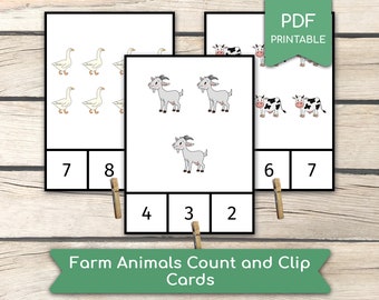 Counting Apple Varieties (1 to 10), Montessori Cards, Preschool ...