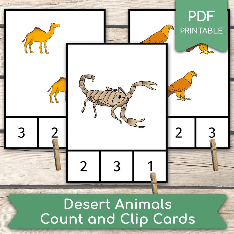 Animal Counting to 10 - Etsy