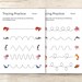 Preschool Line Tracing Practice, Ocean Animals Pre-writing Activities ...