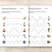 Preschool Line Tracing Practice, Camping Pre-writing Activities • 8 ...