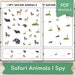Safari Animals I Spy Worksheet, Safari Animals Activity, I Spy Activity ...